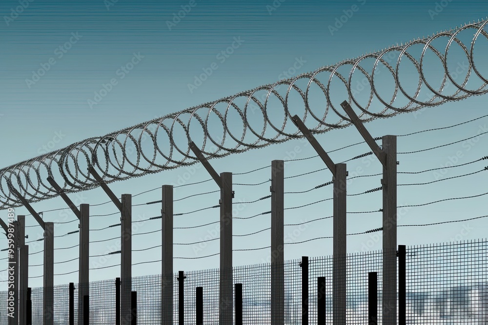 Razor Wire Panels as Visual Assets for Border Security and Correctional ...