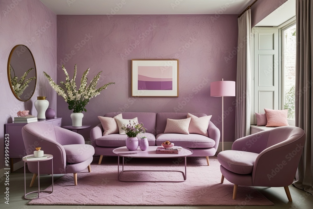 Lavender Interior Design Trends 2024 Elegant Color Palette and Cozy ...