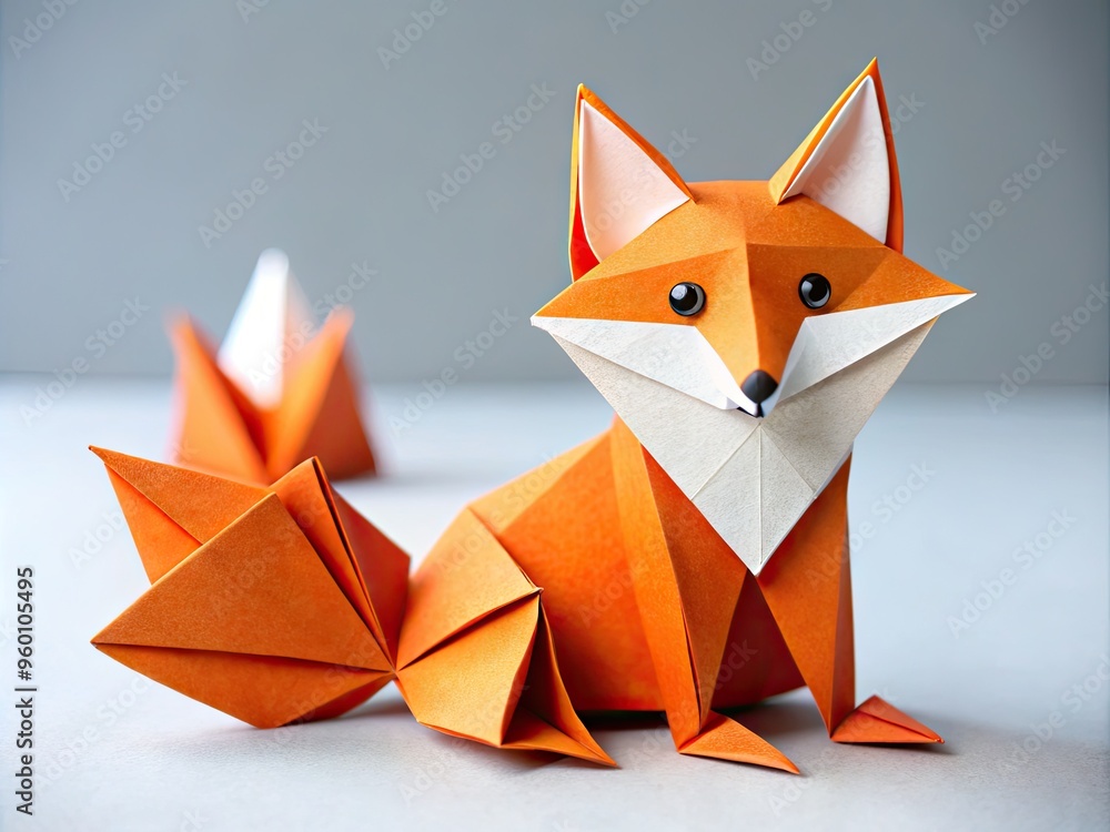 Step-By-Step Paper Craft Guide Demonstrating The Creation Of An Origami ...