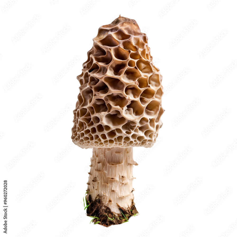 Morchella, Fungus, Isolated on Transparent Background, Graphic Resource ...