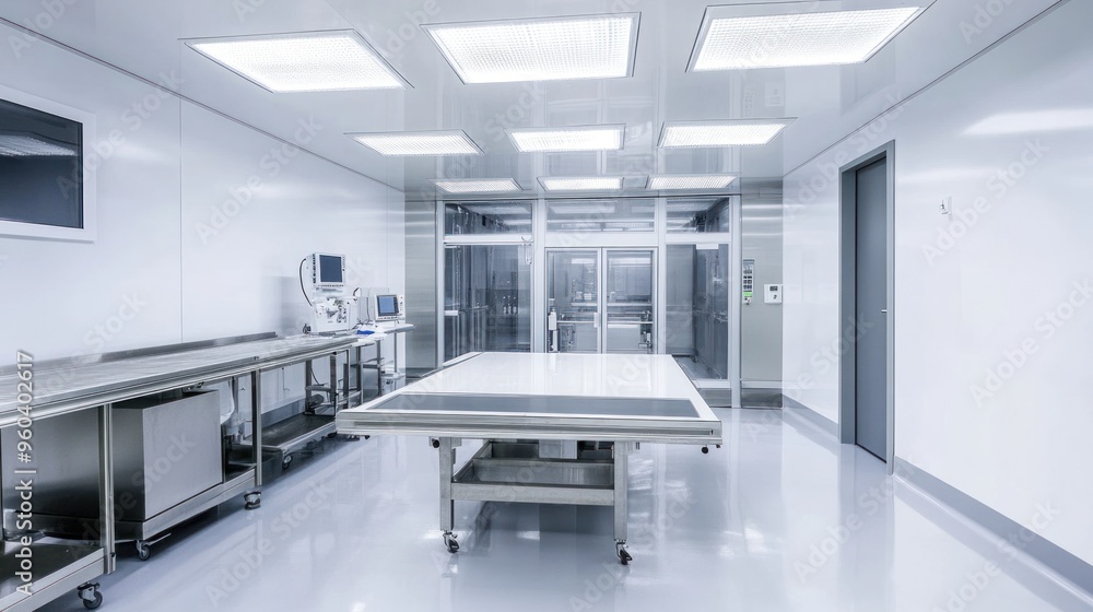 Overview of cleanroom production, highlighting the combination of human ...