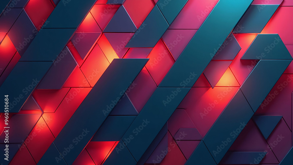 modern desktop wallpaper with repeating geometric shapes in contrasting ...