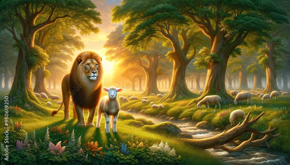 Bible prophecy about the future when the lion and the lamb will graze ...
