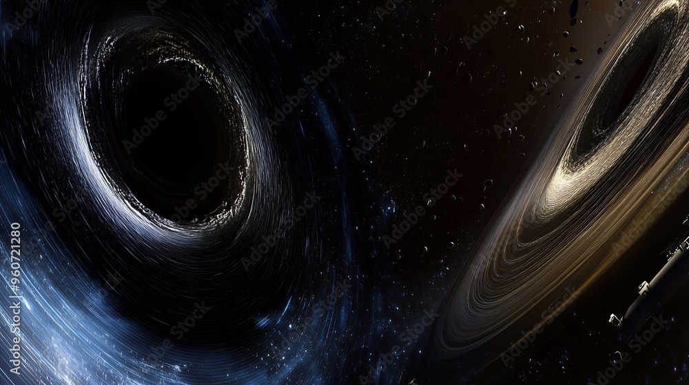 Virtual simulation of black hole dynamics with visualizations of ...