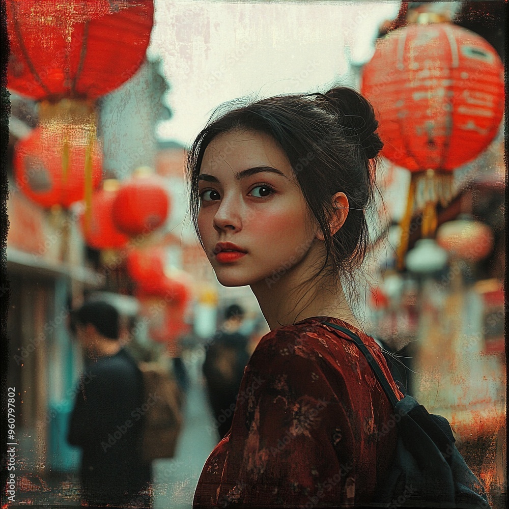 International Asian students participating in a multicultural event on ...