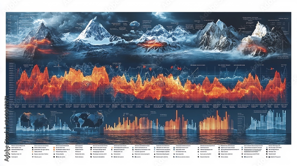 Climate Change Effects infographic depicting various effects of climate ...