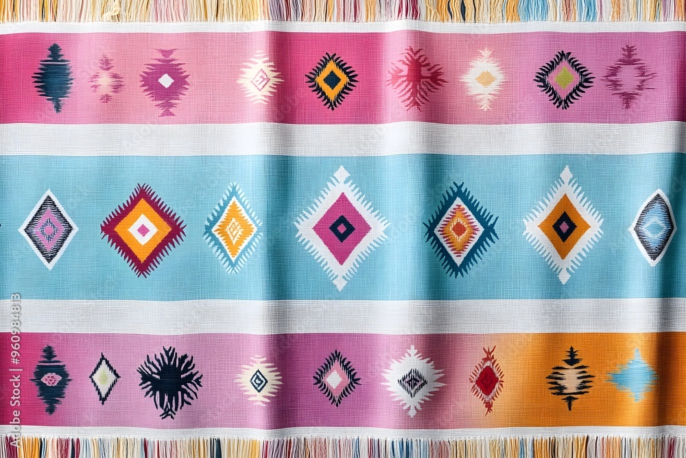 Uighur Etles Silk Pattern A traditional silk fabric pattern from the ...