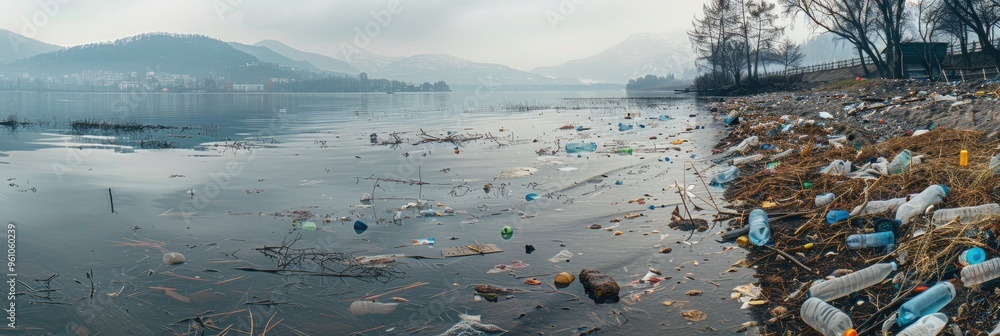 Plastic waste in water bodies contributing to marine pollution and ...