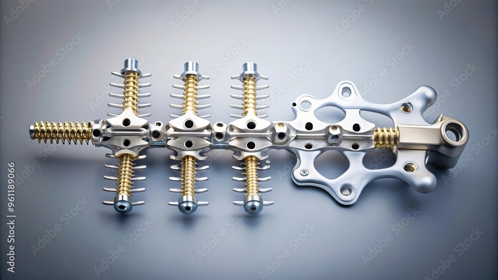 Orthopedic spinal fixation spinal fixator anterior lumbar plate macro ...