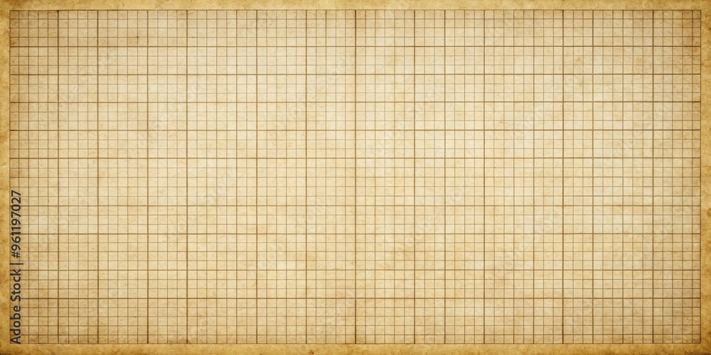 Vintage math grid paper with graph texture for nostalgic backgrounds or ...