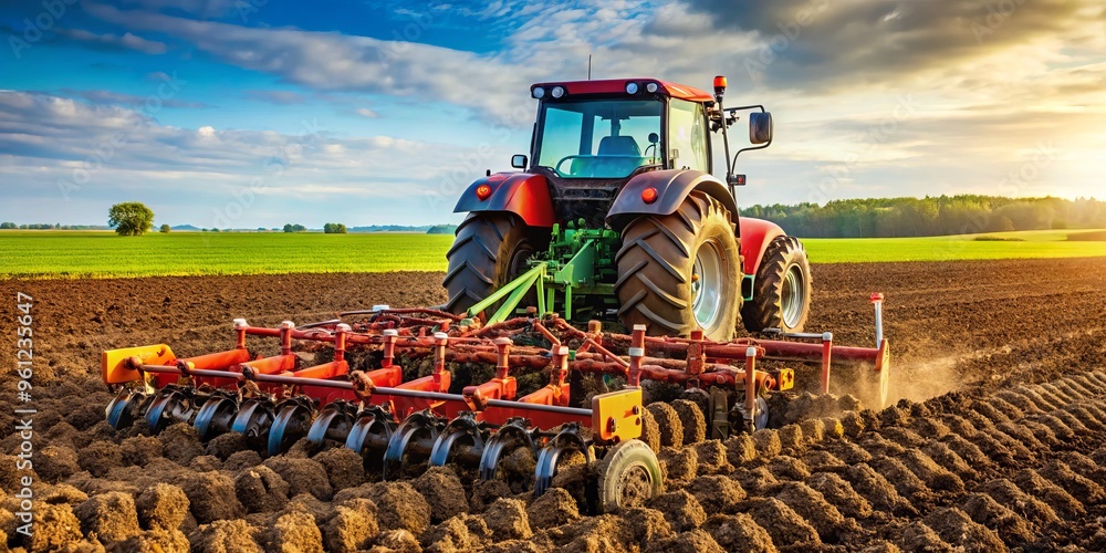 Deep plowing tillage tool, subsoiler removes compacted soil layers ...