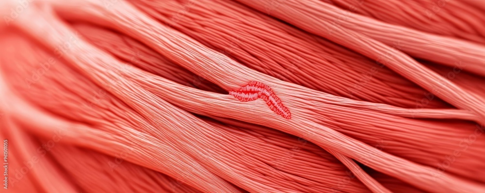 Microtears in muscle fibers, microscopic damage and healing, sports ...