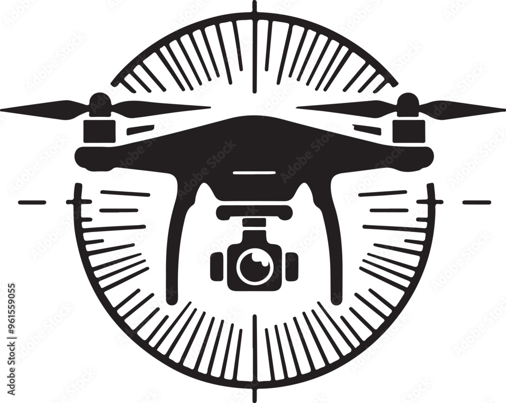 drone vector art,graphics drone icon set,vintage illustration drone ...