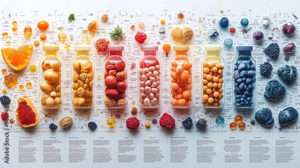 comprehensive infographic detailing vitamin types and their bodily ...