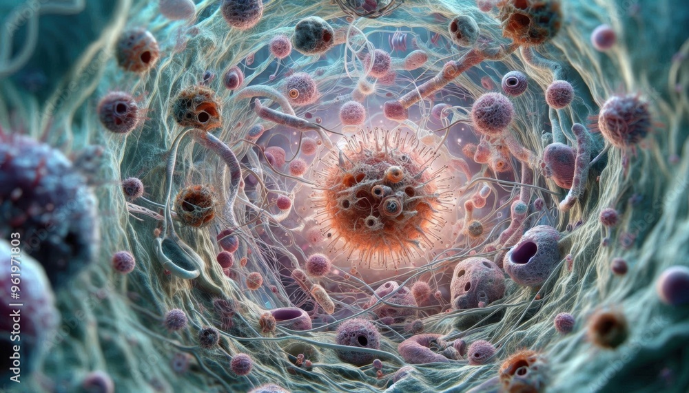 Explore the Chaotic Core of a Cancer Cell in This Hyper-Detailed ...