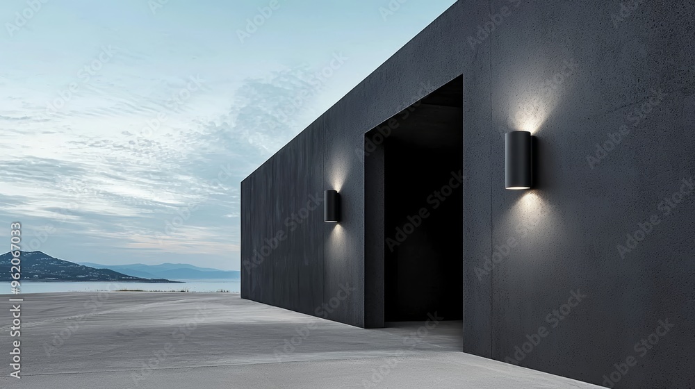 Symmetry in Minimalist Wall-Mounted Lighting, Analyze how symmetry ...