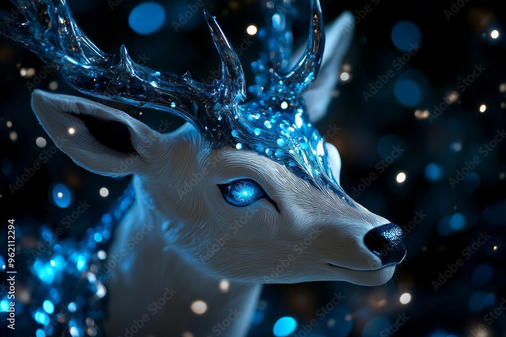 Northern Whale Deer, mythical creature, blending worlds symbolizes the ...