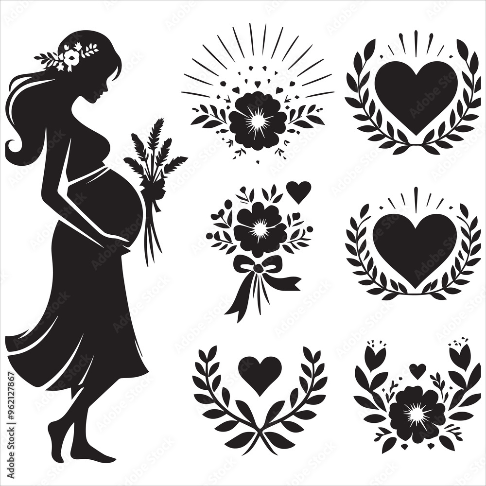 female, cartoon woman, girl, birth family woman, care, parents womb ...