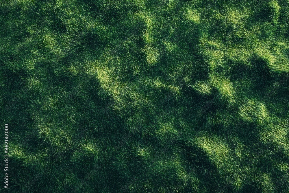 Top View of Green Grass Texture, Seamless Pattern. AI generated ...
