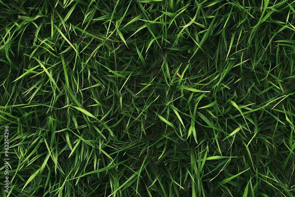 Top View of Green Grass Texture, Seamless Pattern. AI generated ...