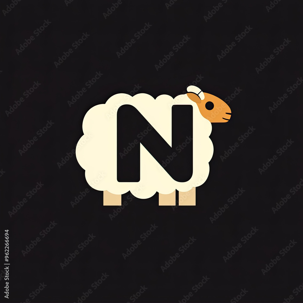 Beautiful Sheep Logo, Farm Animal Design for Your Corporate and ...