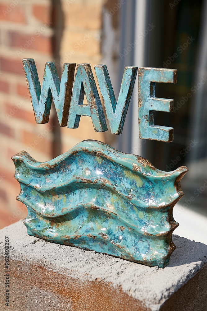 The word "WAVE" bursts forth from a striking, metallic design, creating ...
