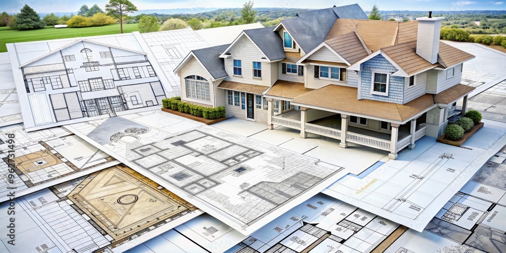 Showcase Of Various Architectural Drawings And Blueprints For ...