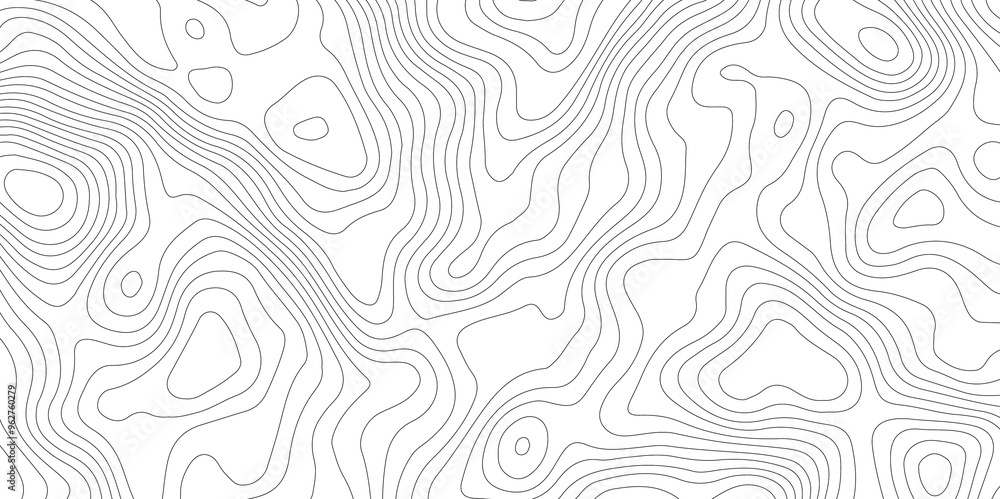 White topography topology vector white background fresh contour map ...