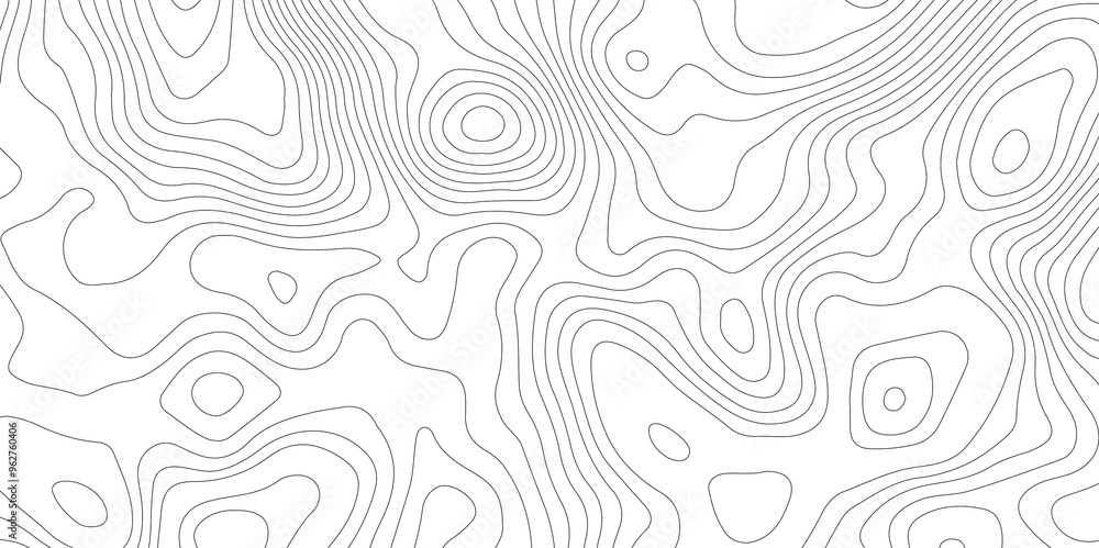 White topography topology vector white background fresh contour map ...