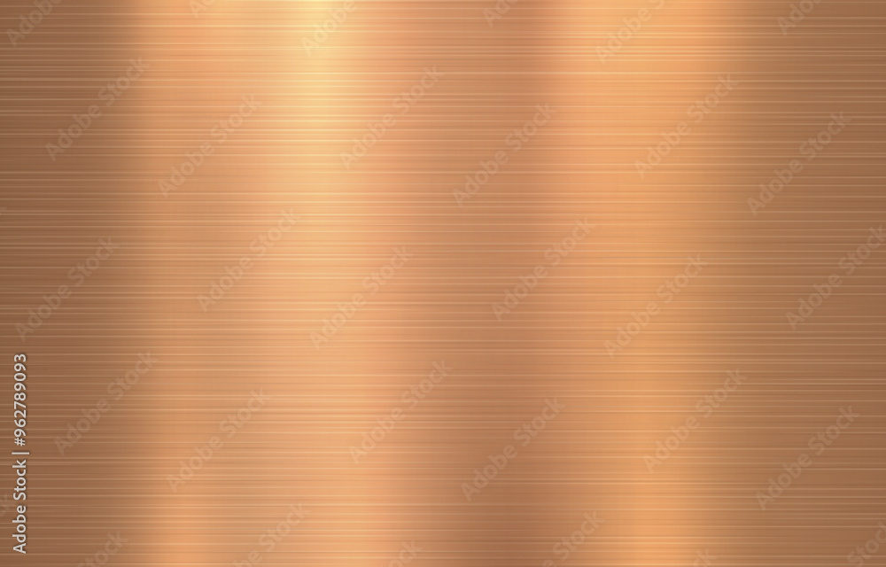 Copper gold brush steel metal texture background. Vector illustration ...