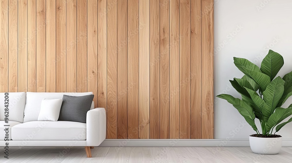 Contemporary Wooden Partition Wall, home interior, sleek design ...
