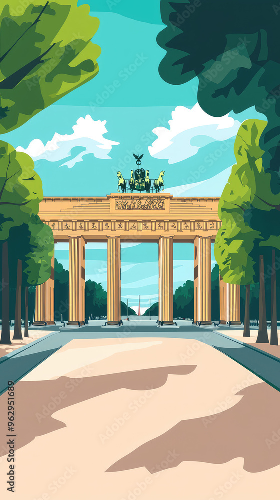 A Glimpse of History: The Brandenburg Gate, a Symbol of Unity and Hope ...