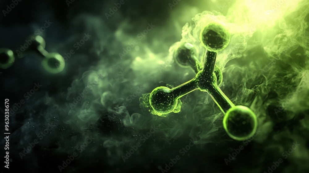 Hazardous of synthetic Chemical Toxic concept: Alkaline chemical ...