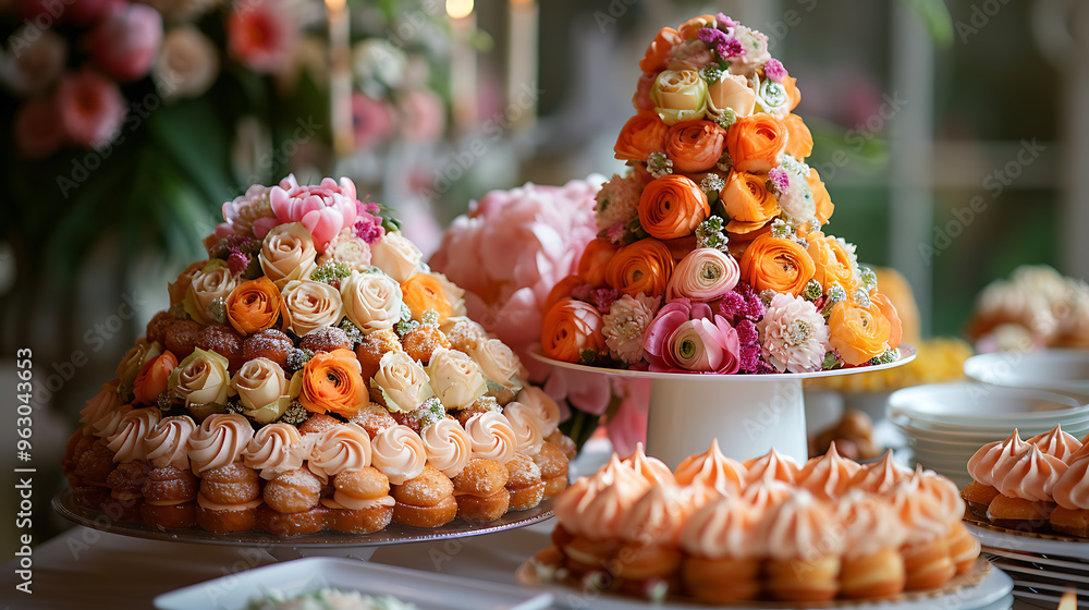 Transport graduation party Nice France where guest savor croquembouche ...