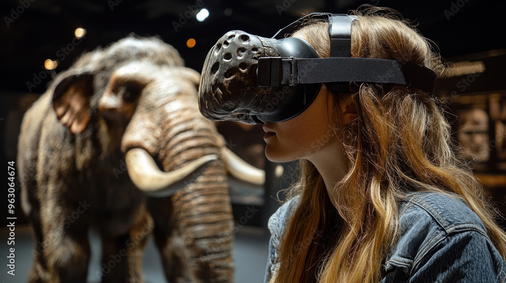 Virtual reality brings viewers face-to-face with a lifelike mammoth in ...