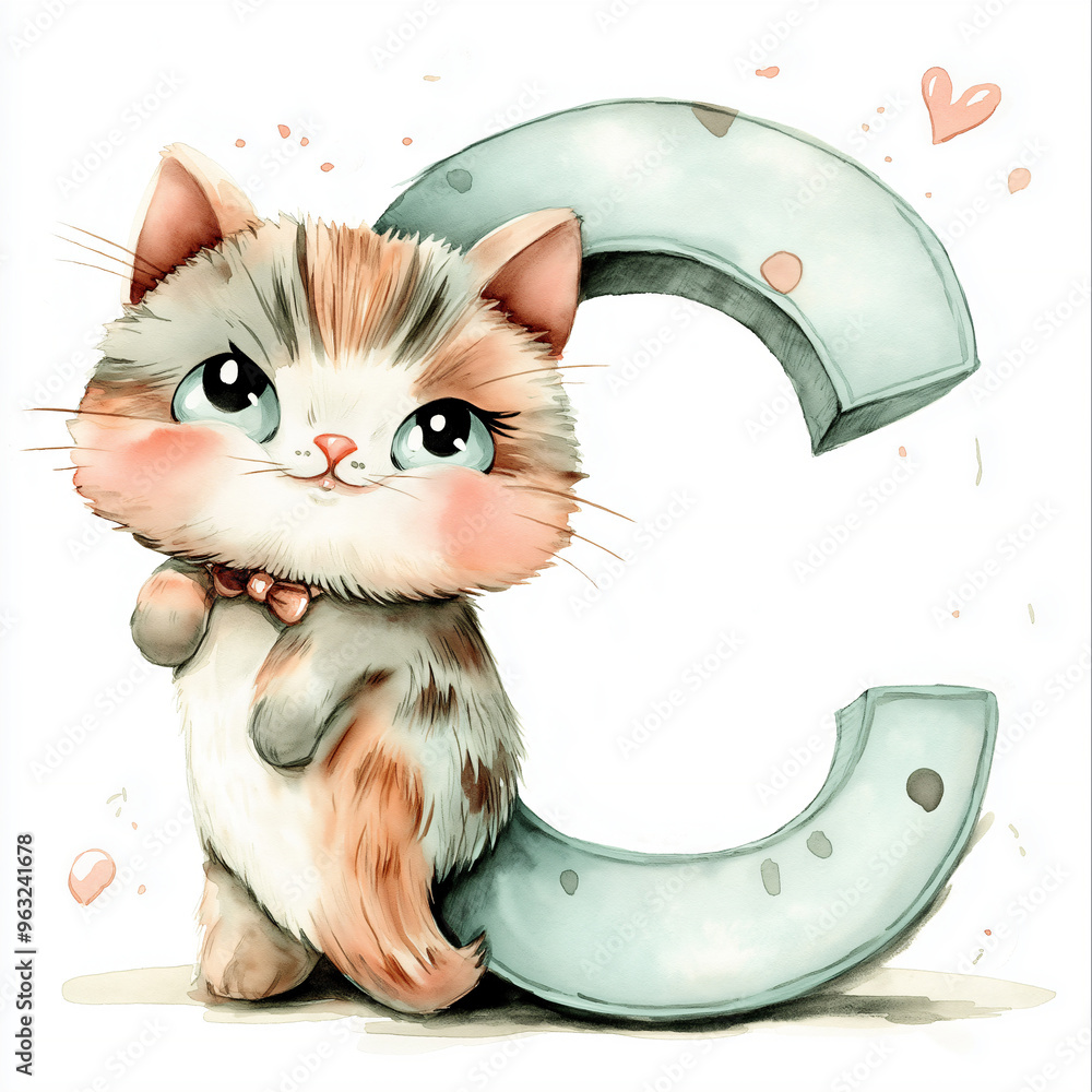 Png, alphabet uppercase letter C for cat, Letter C uppercase cute ...