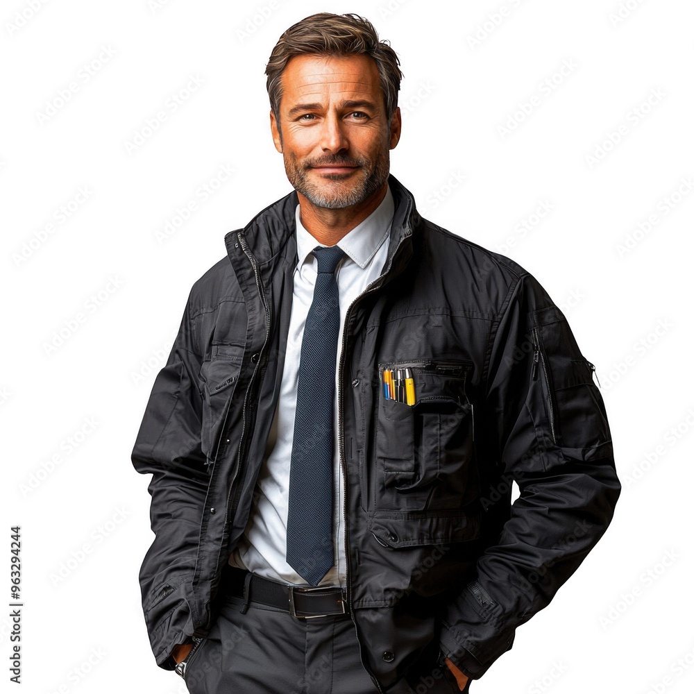Crime Scene Investigator Man isolated on a transparent background png ...