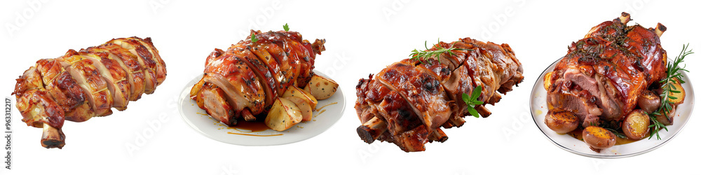 Cochinillo Asado clipart collection, symbol, logos, icons isolated on ...