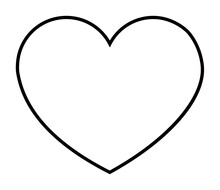 Basic Heart Outline Free Stock Photo - Public Domain Pictures