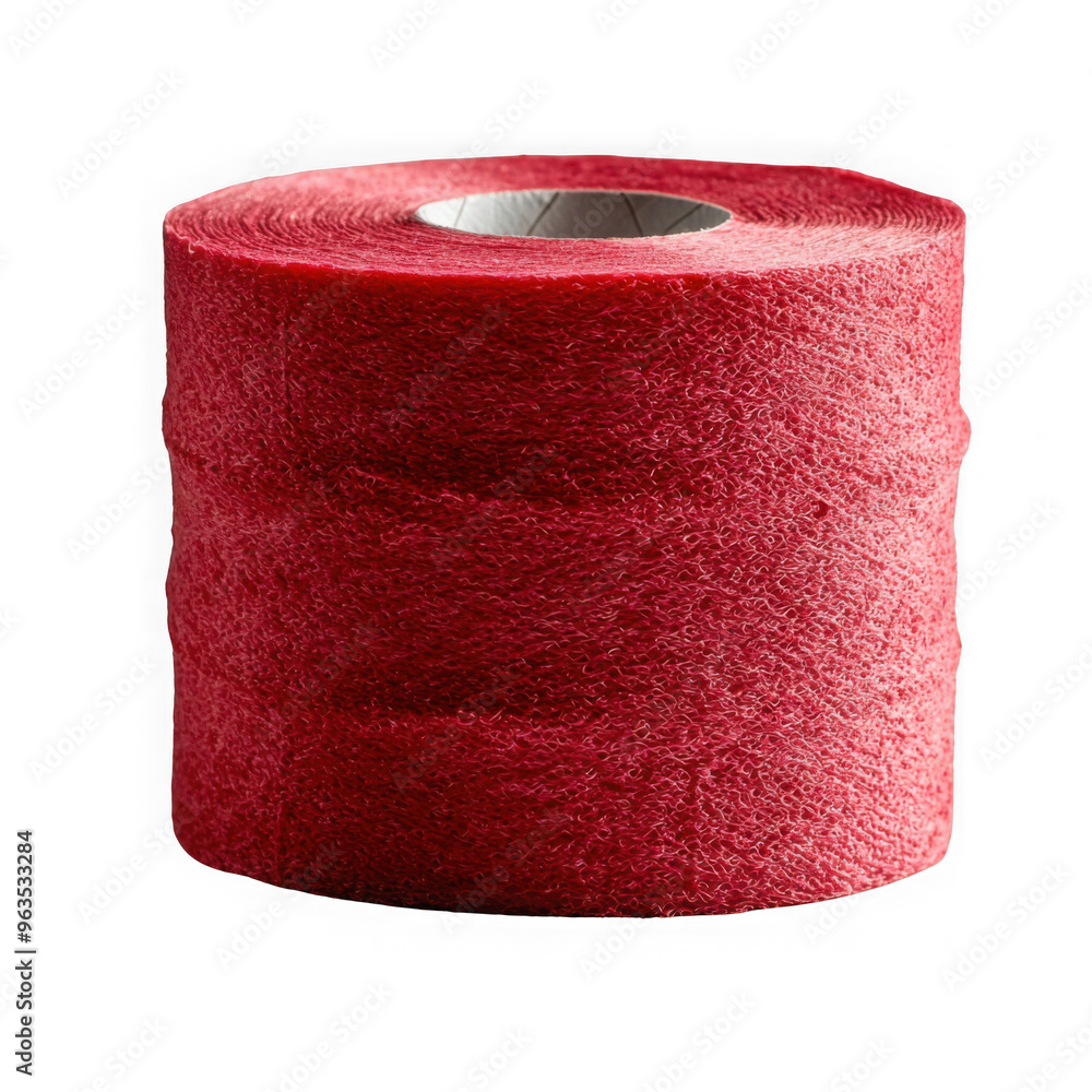 Red toilet paper isolated on a transparent background png file no ...