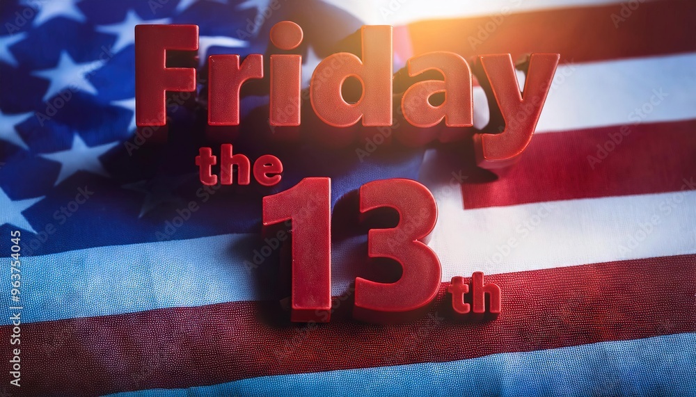 Friday the 13th: Superstitions and American Culture Stock Illustration ...