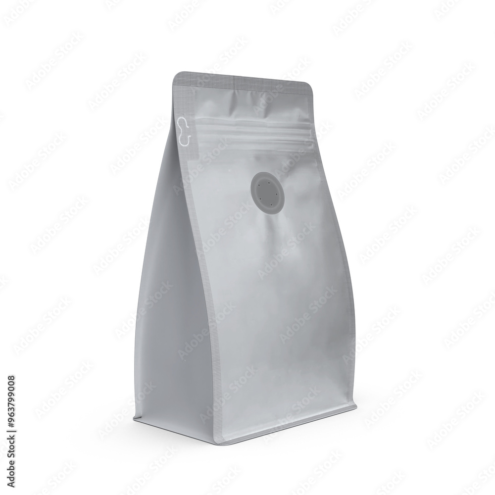 plastic pouch bag 3D render mockup Stock Illustration | Adobe Stock