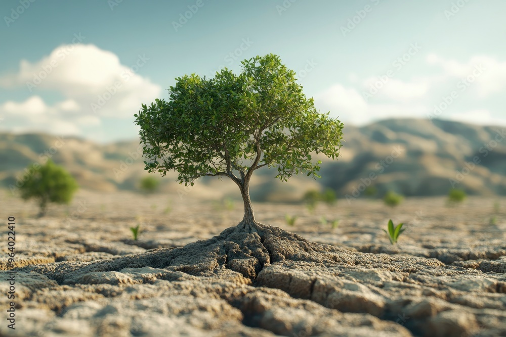 World Environment Day 2024 concept - Land restoration, desertification and drought resilience ...