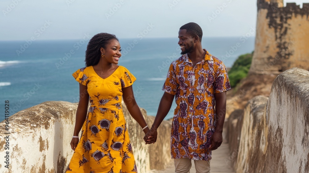 Discovering Ghanaian History: Couple Exploring Cape Coast Castle Hand ...