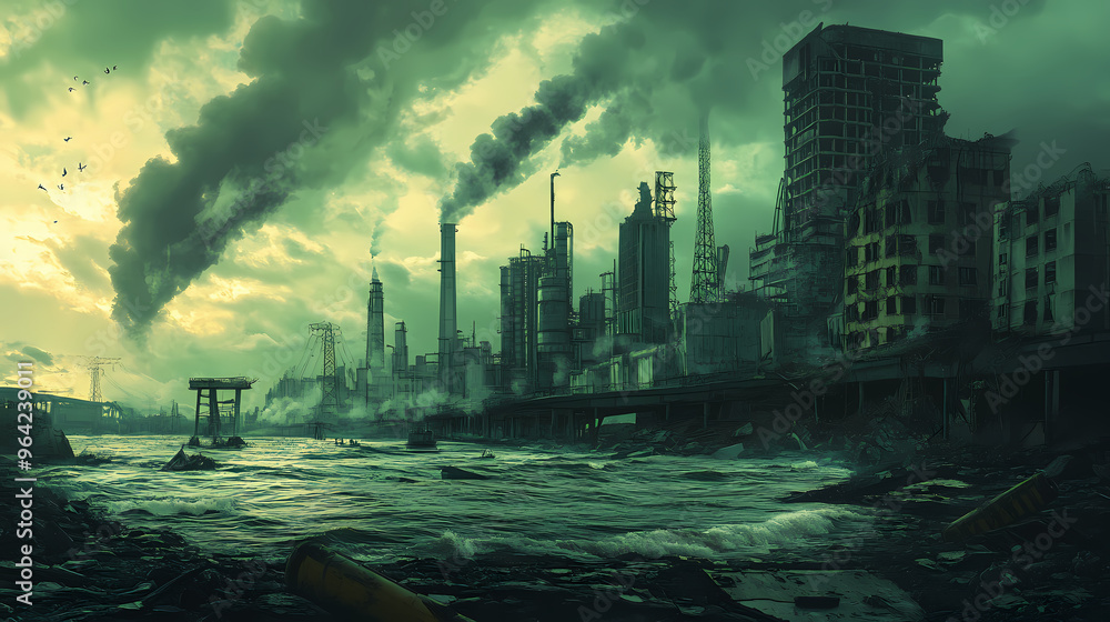 Apocalypse global warming climate change sea level rise ocean flood ...