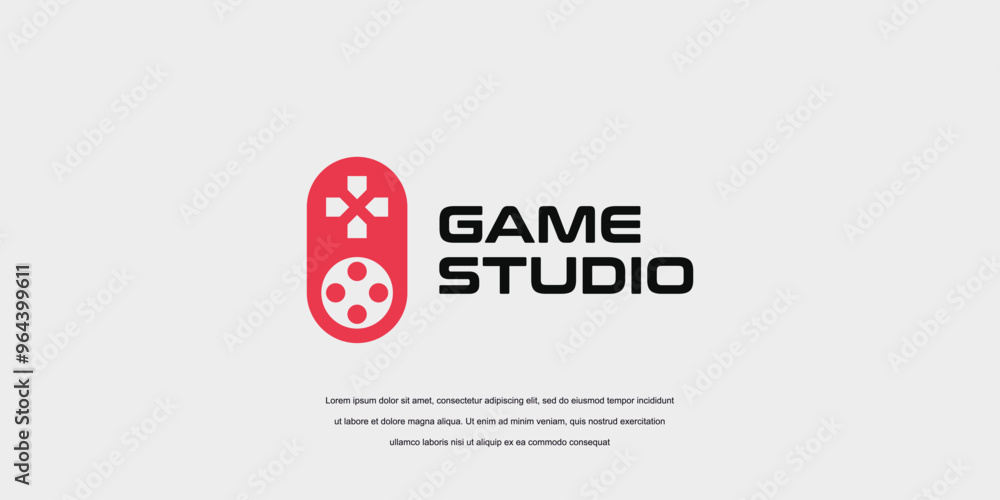 Vector game logo template. Joystick icon letter game logo Stock Vector ...