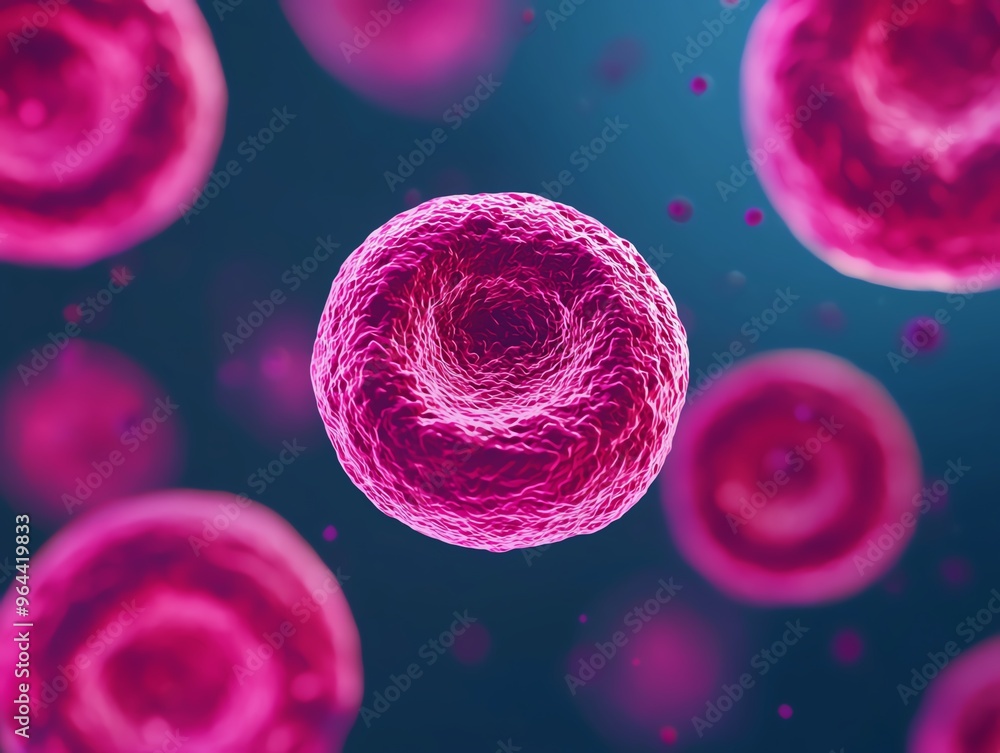 Cellular mitosis, stages of cell division, 3D illustration Stock Photo ...