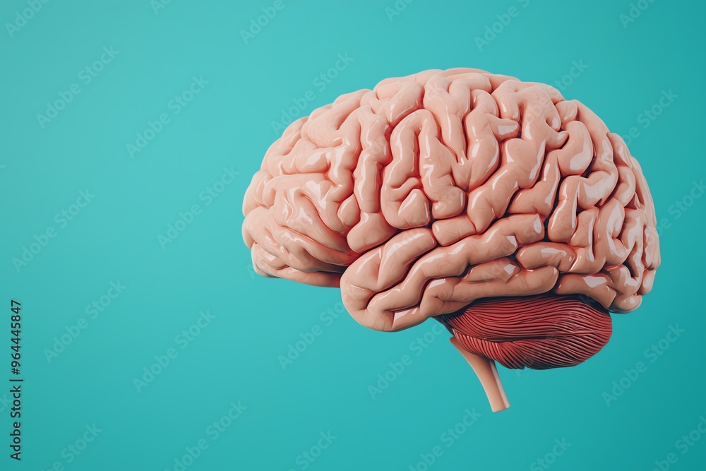 Ilustración de Stock Anatomy of the brain, cerebral cortex and lobes ...