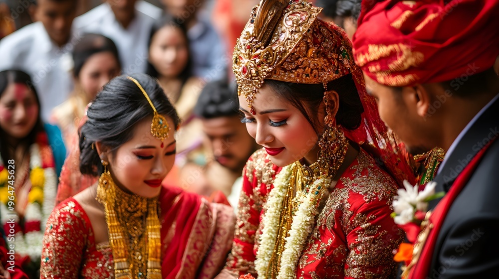 Traditional Nepalese Wedding Ceremony: A traditional wedding ceremony ...