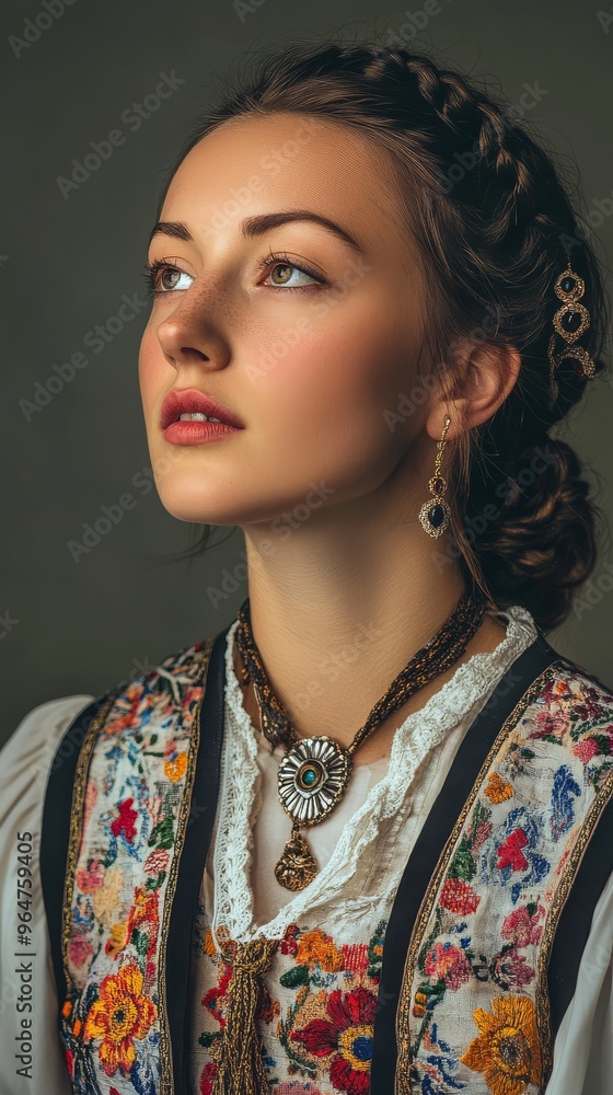 The model showcases Germanys rich cultural heritage with her stunning ...
